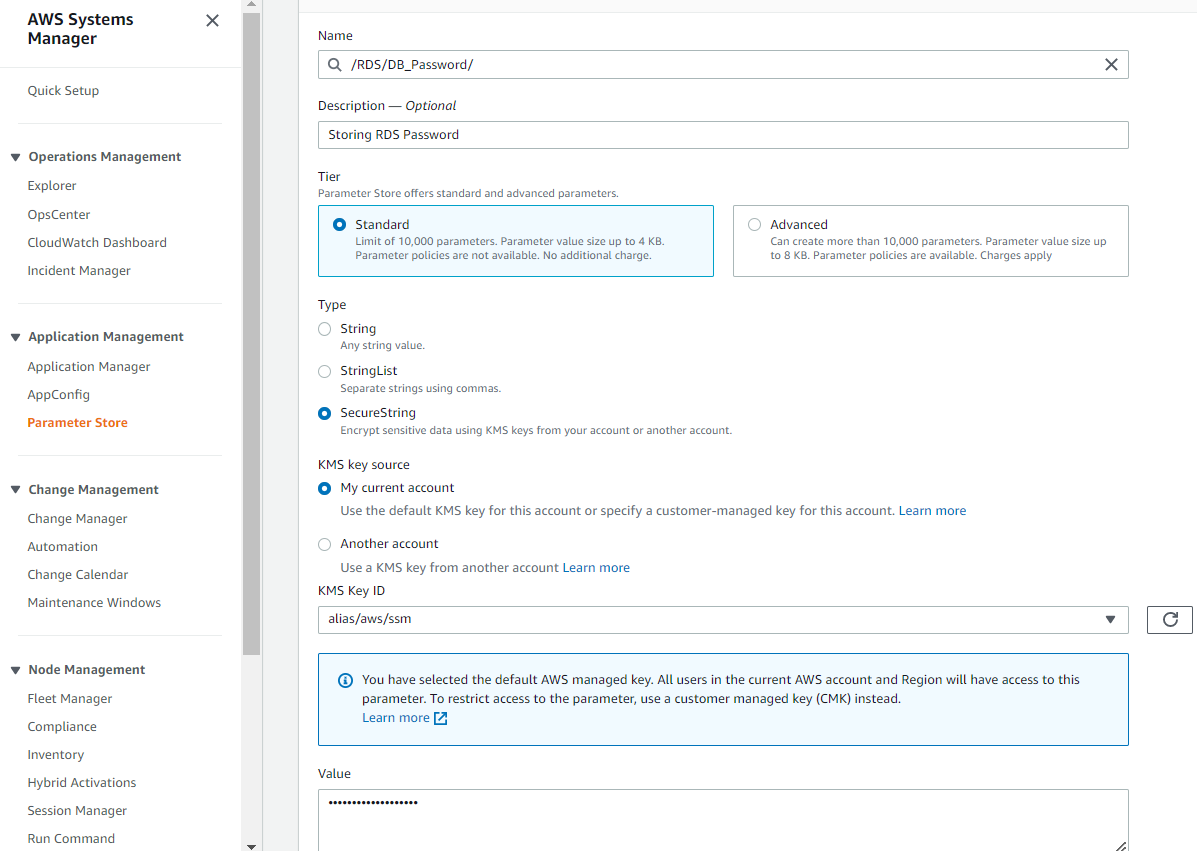 Create Aws Resources Using Cloudformation From Ssm Parameter Store Qloudx