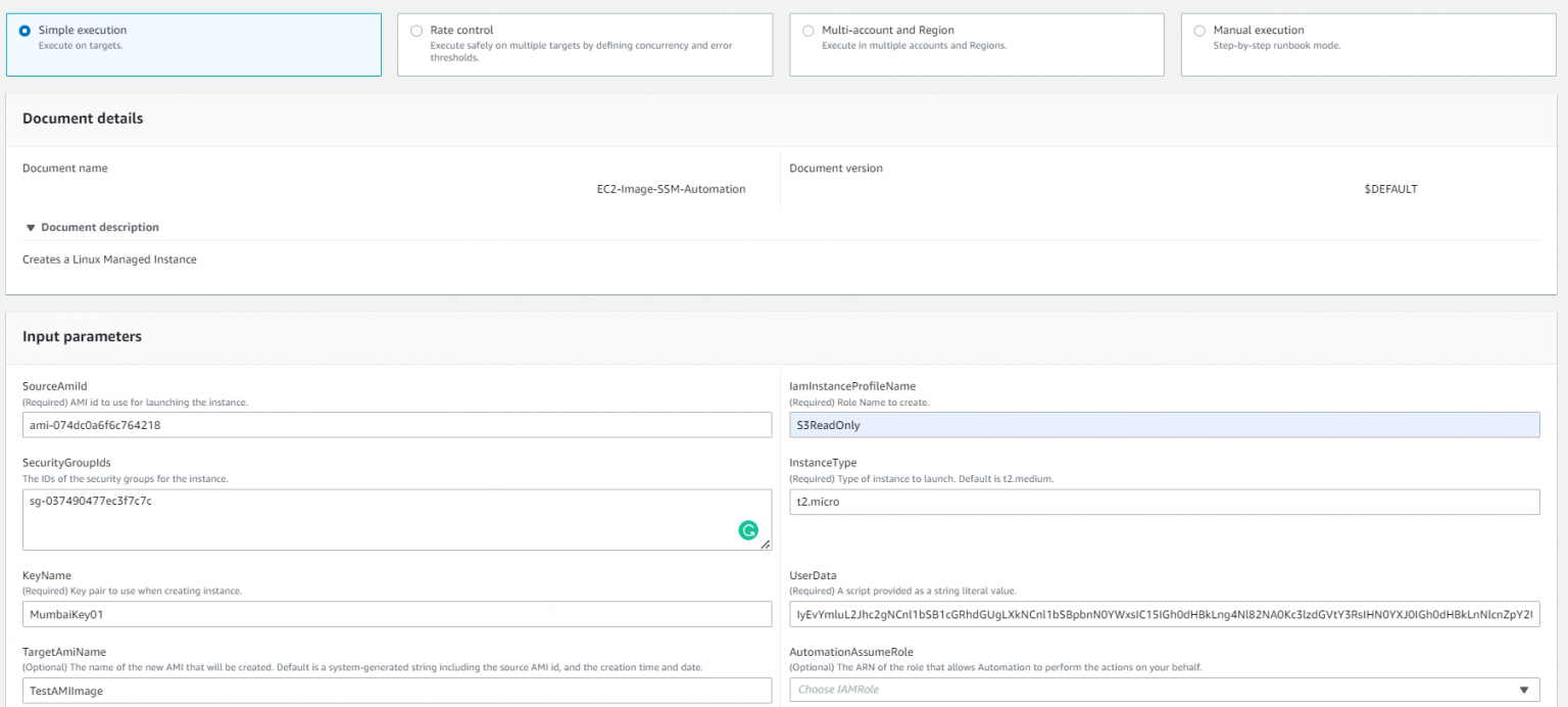 Automate EC2 AMI Using SSM Document Automation and EventBridge – QloudX