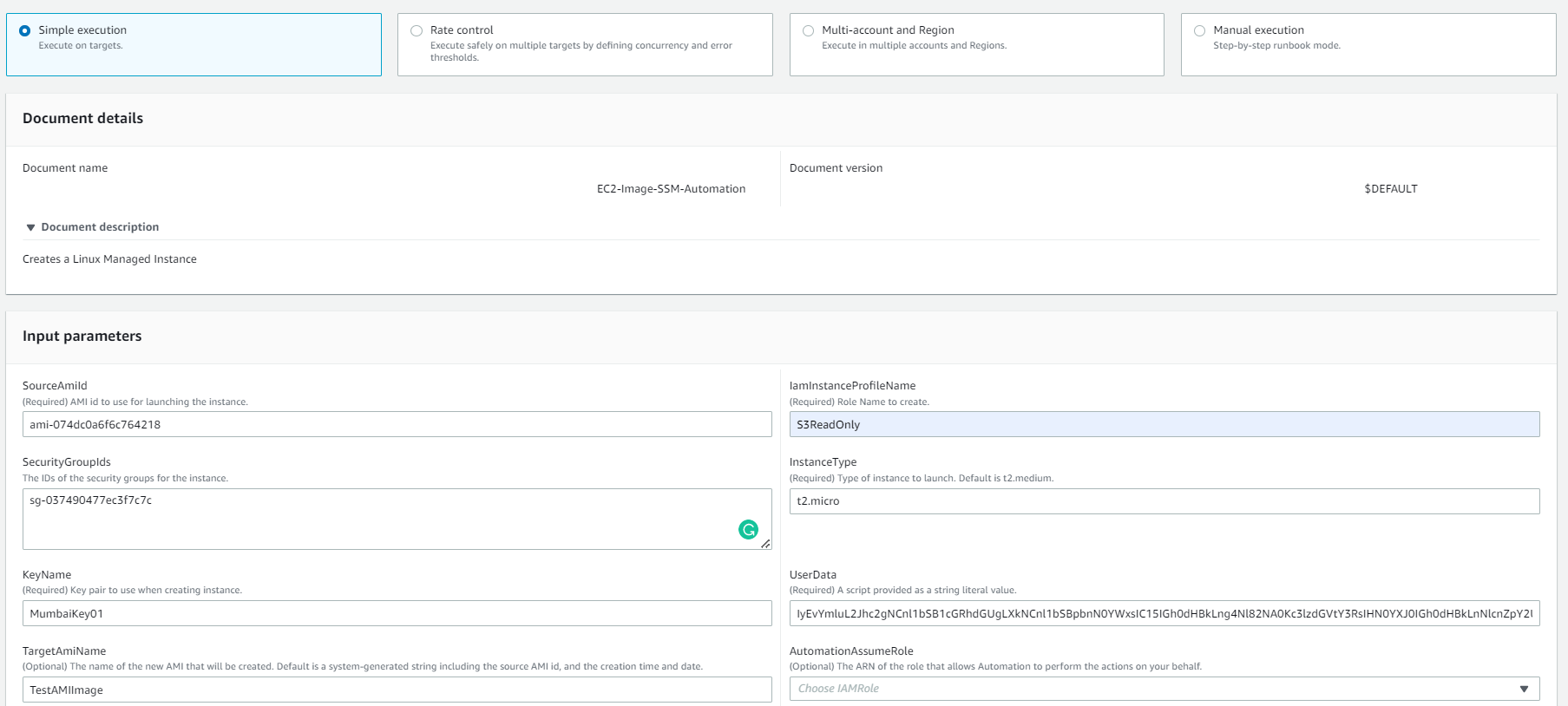 Automate EC2 AMI Using SSM Document Automation and EventBridge – QloudX