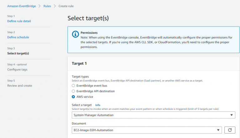 Automate EC2 AMI Using SSM Document Automation and EventBridge – QloudX